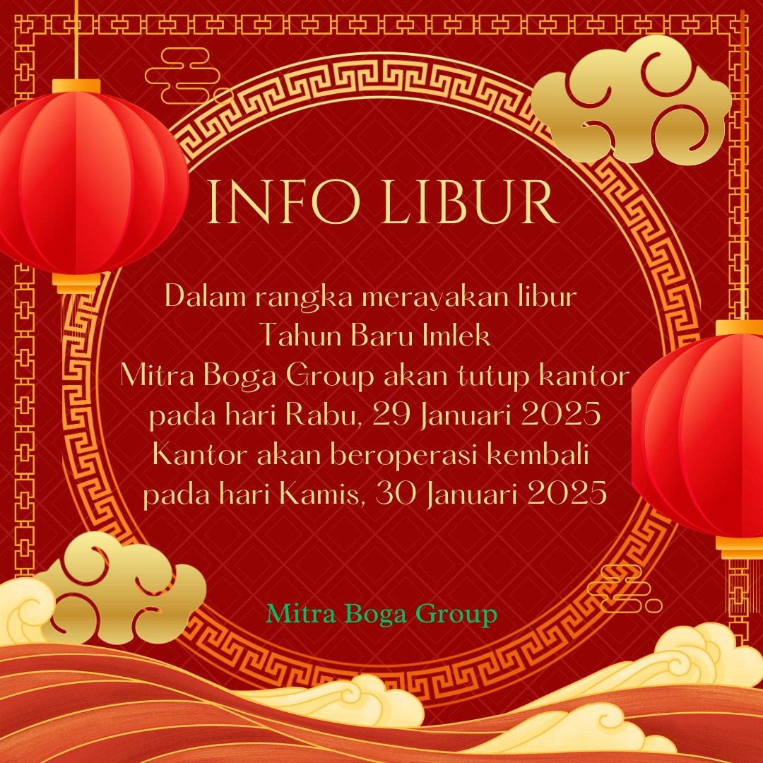 Info Libur Imlek 29 Januari 2025 – Mitra Boga Group